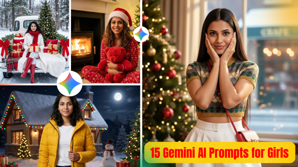 15 Gemini AI Prompts for Girls to Create Stunning Christmas Portraits ...